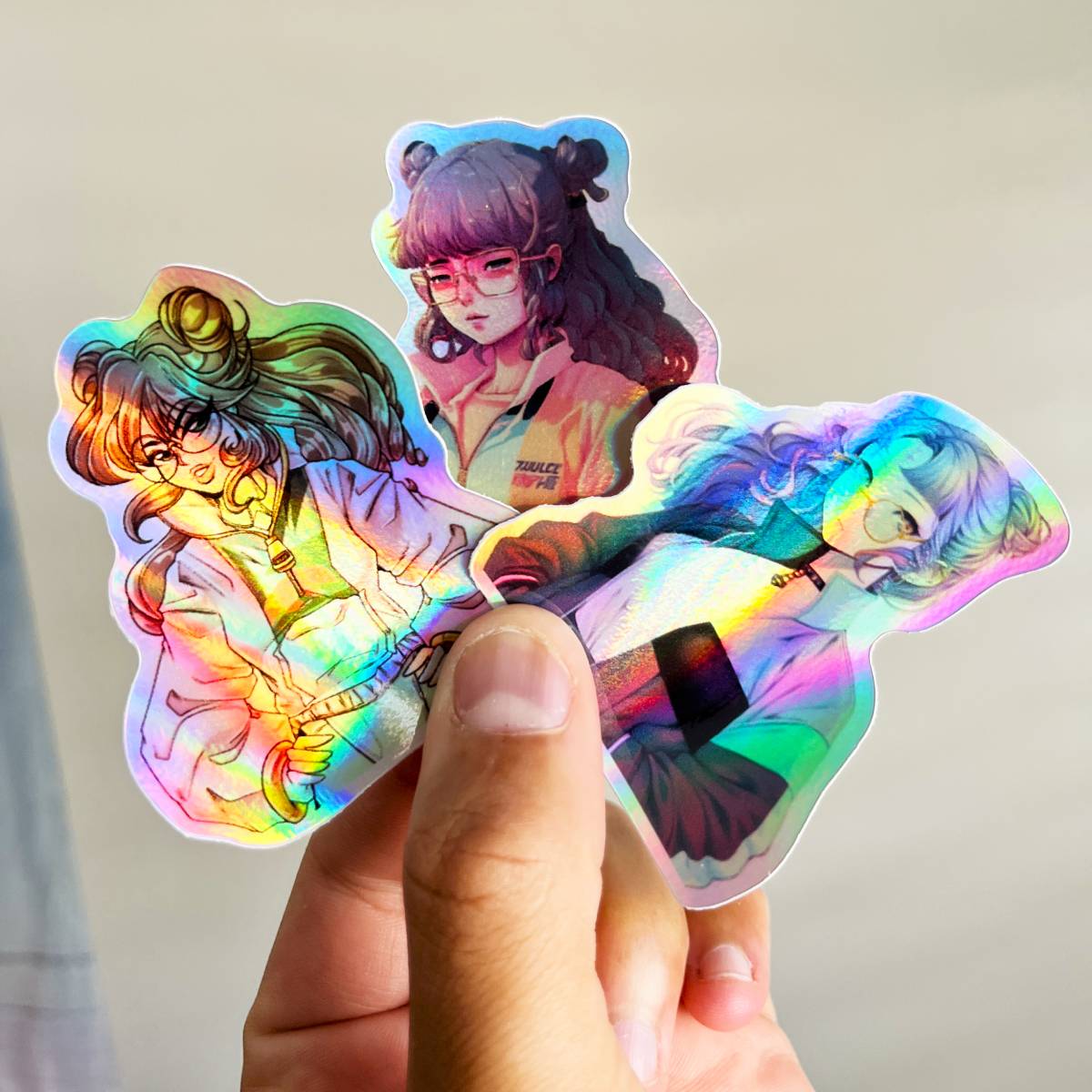 Crystal Chan Holographic Stickers – Oceanfront Online